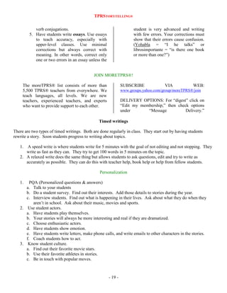 Workshop handout | DOCX