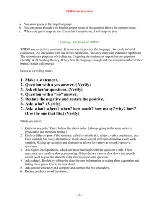 Workshop handout | DOCX