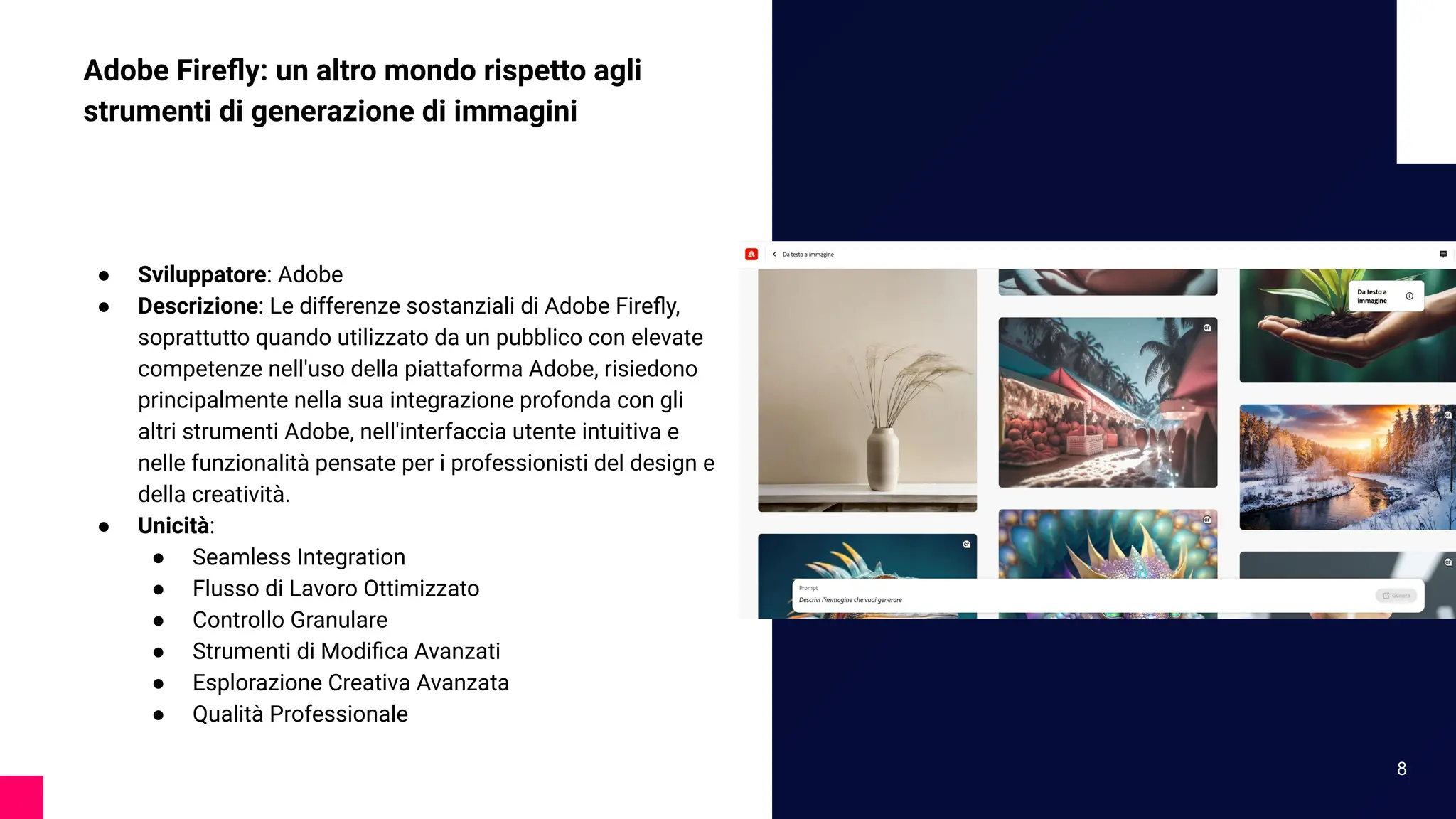 Workshop Human Singularity Design ed AI, Adobe Firefly, Midjourney, Dalle-3, Stablediffusion | PPT