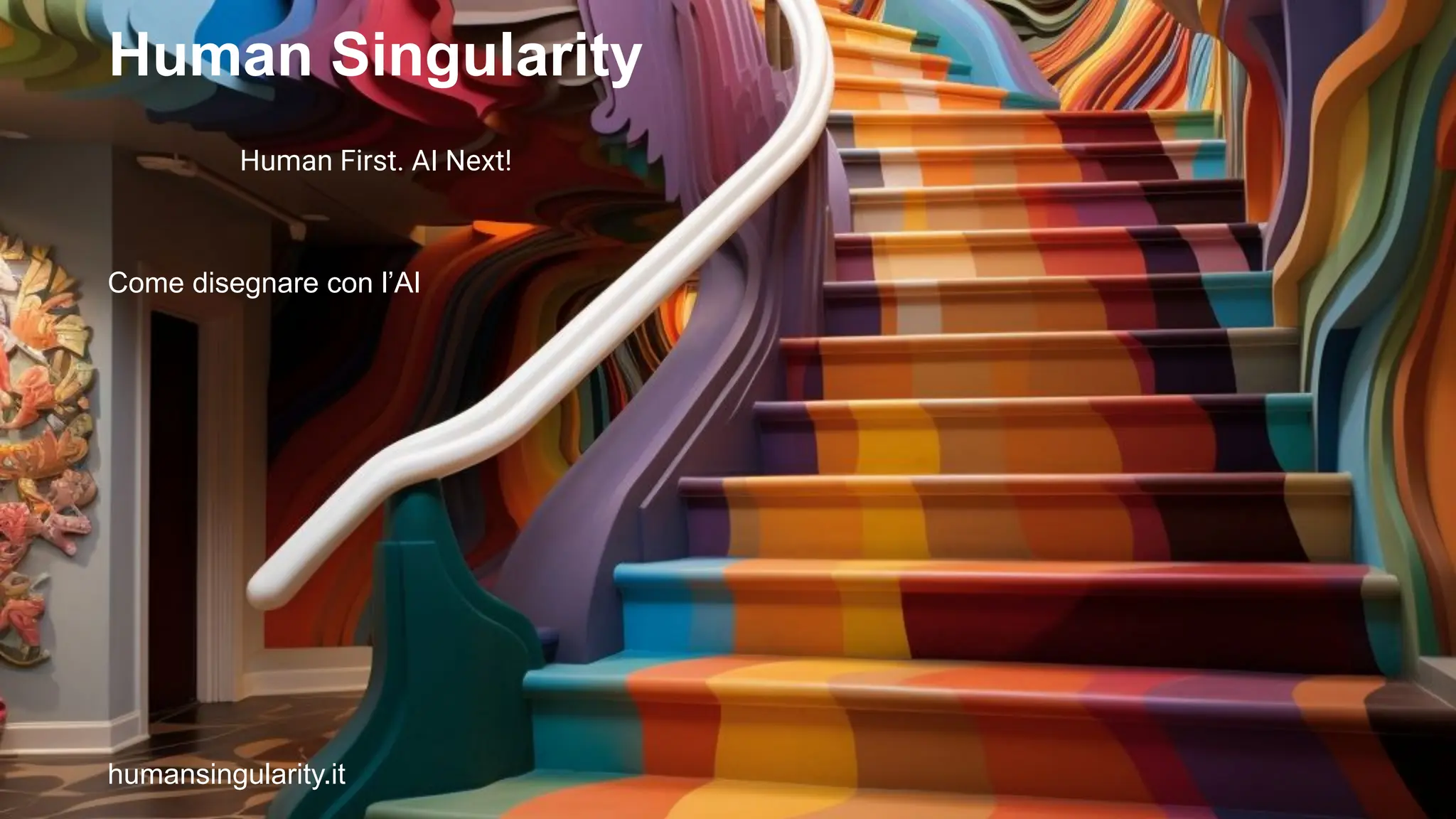 Workshop Human Singularity Design ed AI, Adobe Firefly, Midjourney, Dalle-3, Stablediffusion | PPT