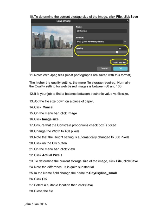 Image Editing Basics Workshop | PDF