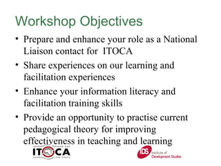 Workshop introduction and overview | PPT | Workshops and Classes ...
