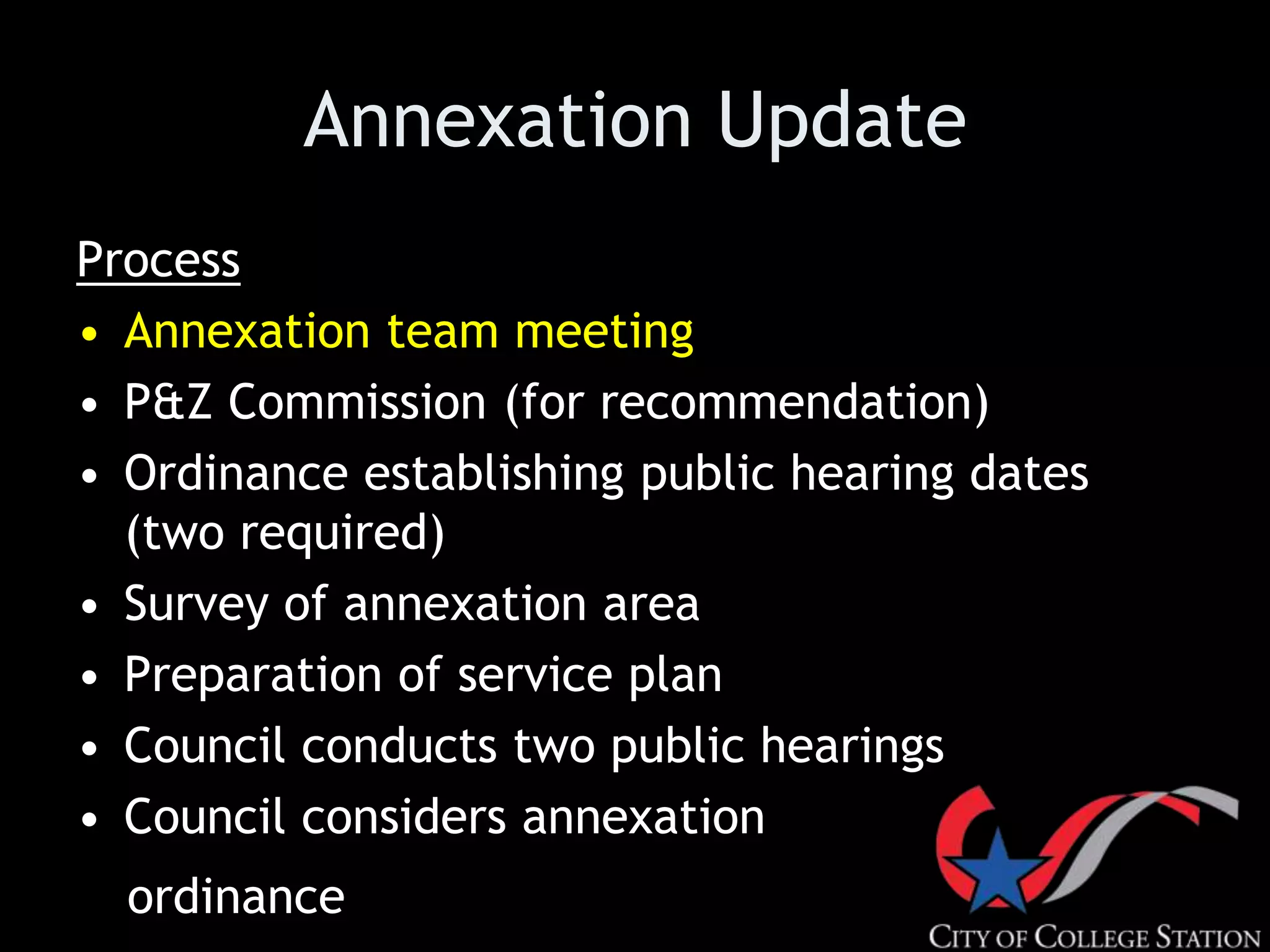 Annexation Update | PPTX