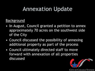 Annexation Update | PPT
