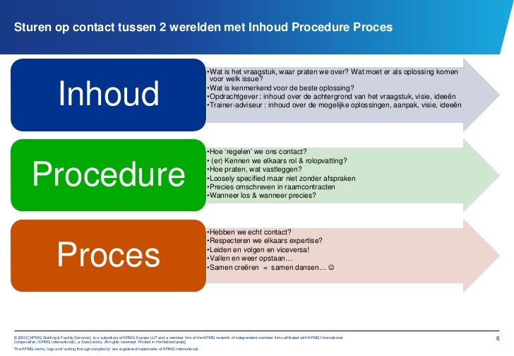 Relatie opdrachtgever - trainer