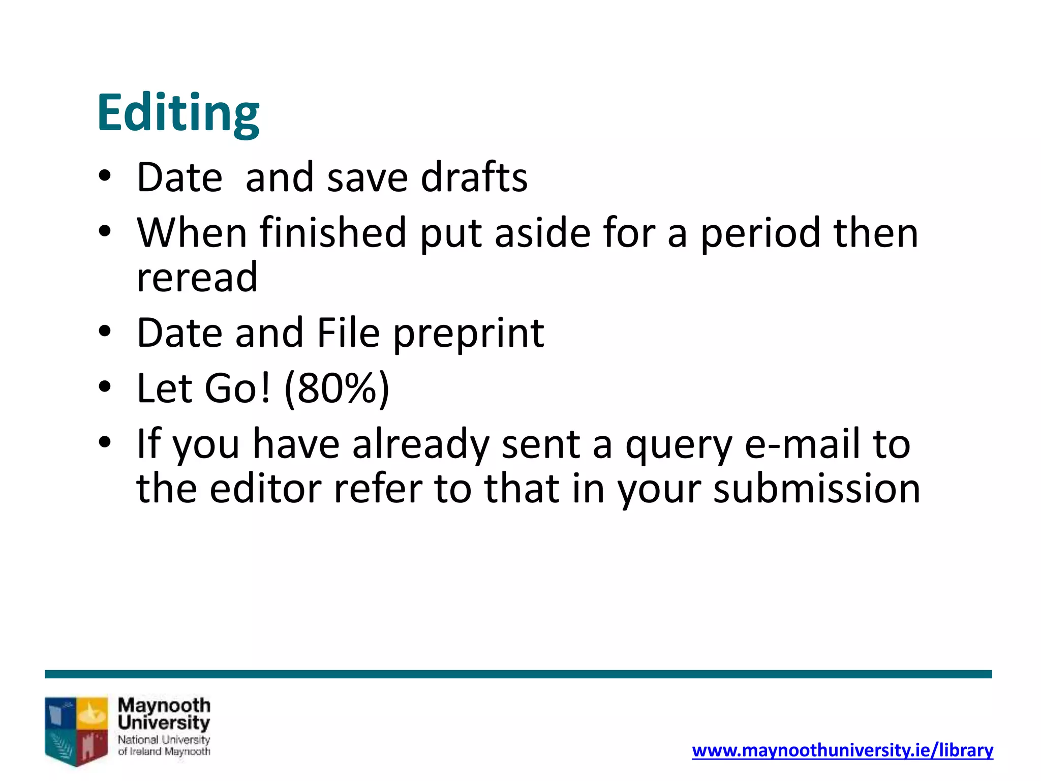 Writing for Academic Publication | PPTX | Undergraduate Education ...