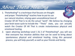 ThetaHealing®Workshops | PPTX