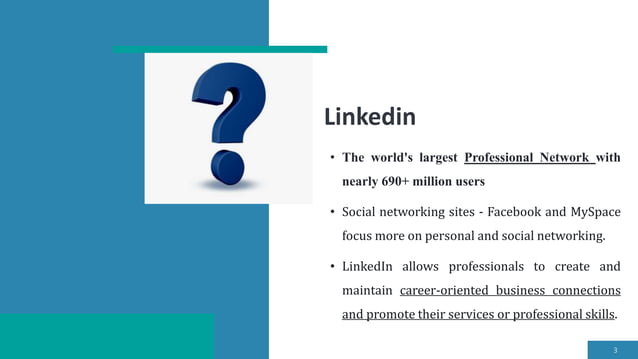 Linkedin Workshop - Learn about Linkedin | PPT