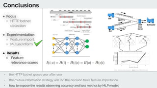 Feature Selection Strategies for HTTP Botnet Traffic Detection | PPT
