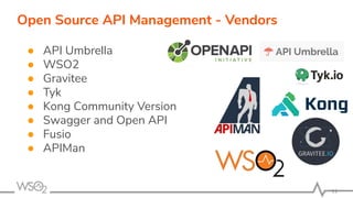 [Workshop] Managing the API lifecycle with Open Source Technologies | PPT