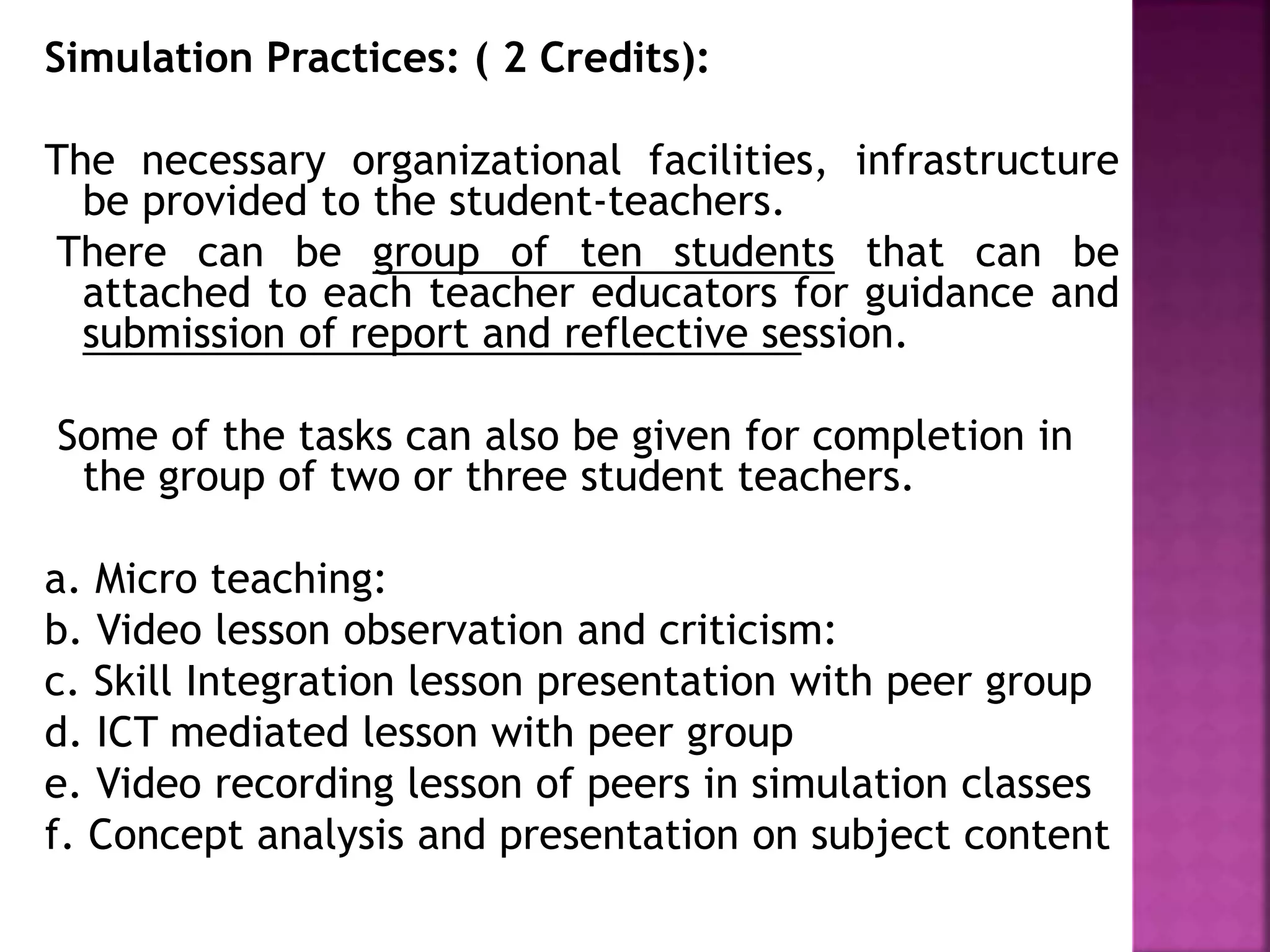 ICT use in B.Ed. Teacher Education course | PPTX