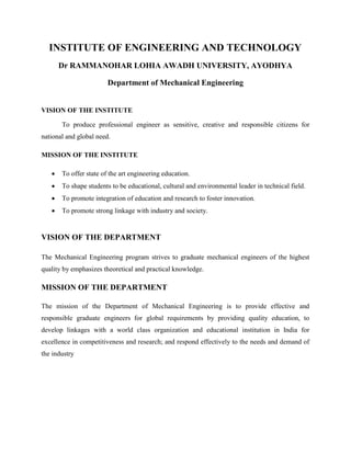 Engineering Department Organization Manual