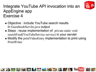 YouTube APIs Workshop | PDF