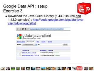 YouTube APIs Workshop | PDF