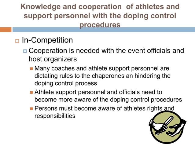 The Doping Control Process | PPT