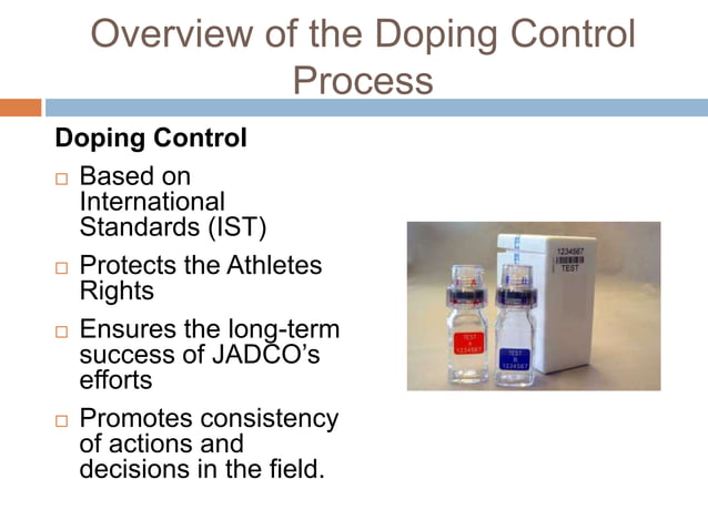 The Doping Control Process | PPT
