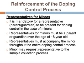 The Doping Control Process | PPT