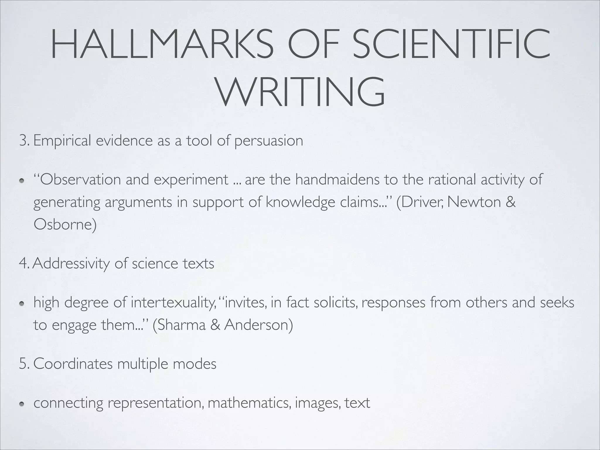 Composing Science: Using Writing Effectively in Science Classrooms | PPT