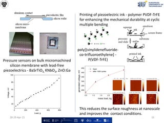 Lead-free materials for harvesting and sensing electronics | PPT