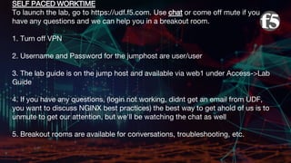 NGINX Basics and Best Practices Workshop | PPTX