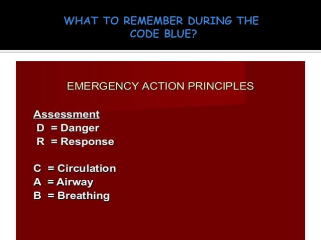 Code Blue | PPT