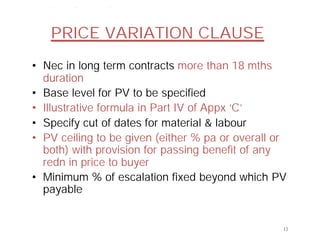 Workshop on defence procurement manual 2009wksp2 anjula | PDF