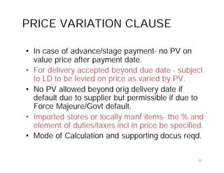 Workshop on defence procurement manual 2009wksp2 anjula | PDF