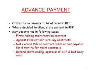 Workshop on defence procurement manual 2009wksp2 anjula | PDF