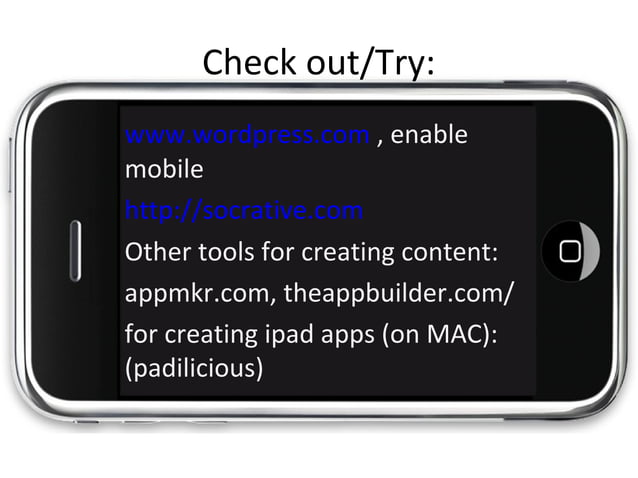 Mobile Learning Workshop | PPT