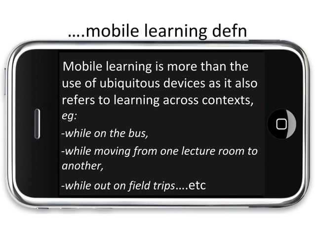 Mobile Learning Workshop | PPT