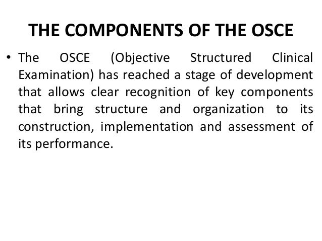 Workshop on ospe and osce