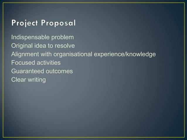 Workshop on proposal writing pp | PPT