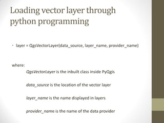 Workshop with python qgis | PDF