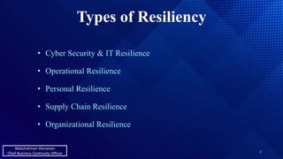 Cyber Security & IT Resilience | PPT