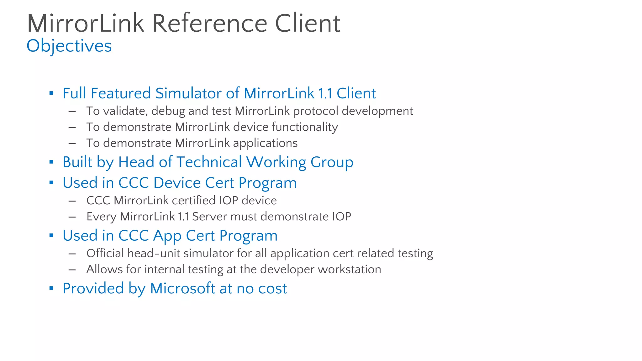 [MirrorLink Hackathon] MirrorLink Head Unit Simulator presentation by ...