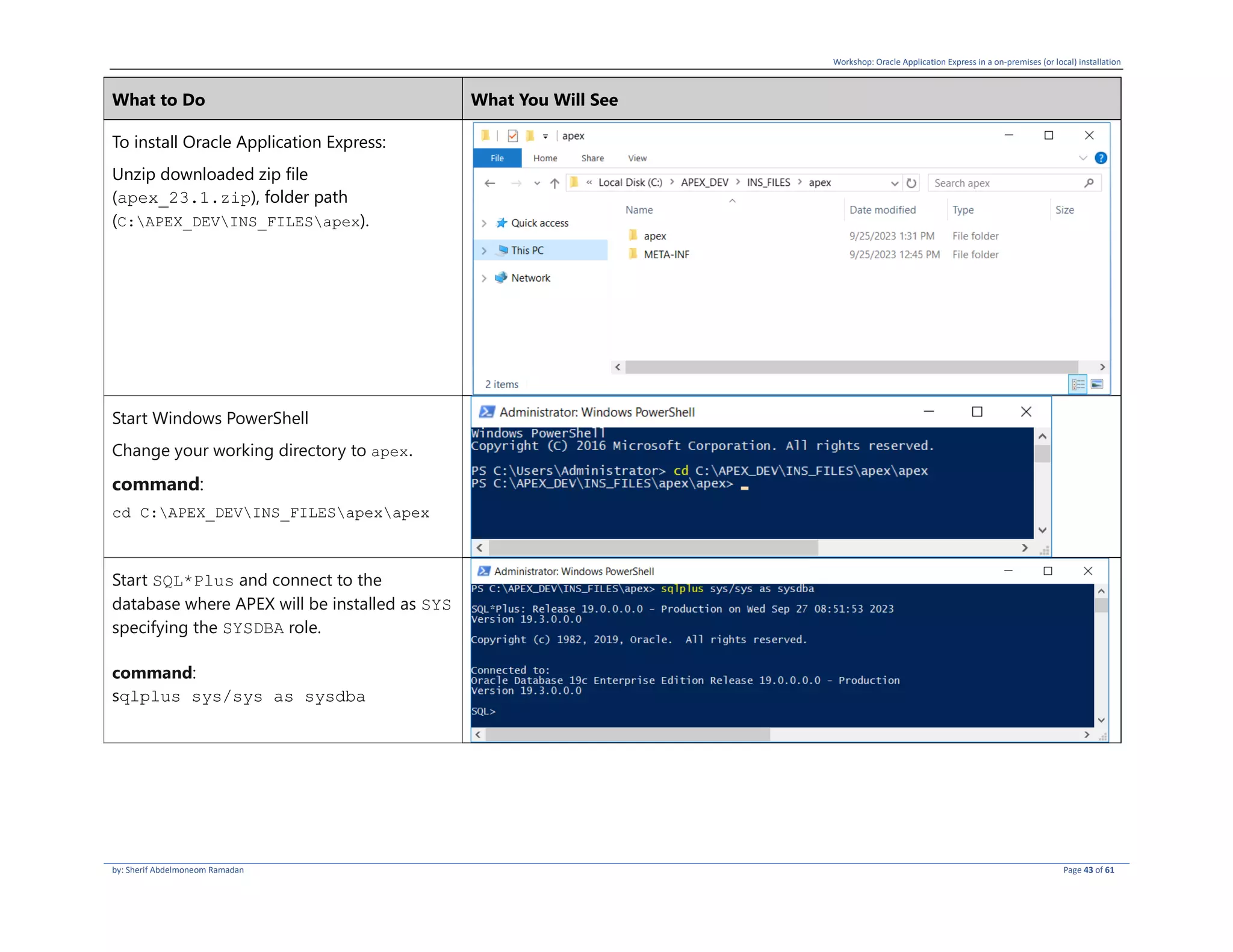 Step-by-Step: APEX Installation on Tomcat (Windows Server 2016) | PDF