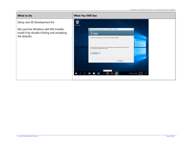 Step-by-Step: APEX Installation on Tomcat (Windows Server 2016) | PDF