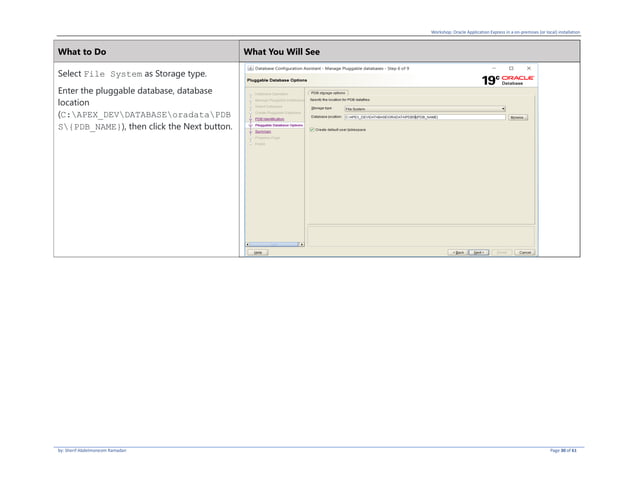 Step-by-Step: APEX Installation on Tomcat (Windows Server 2016) | PDF