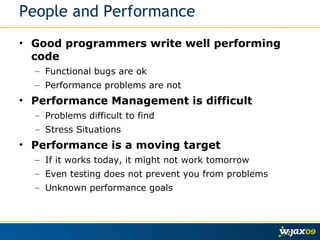 W JAX Performance Workshop - Organisational Antipatterns | PPT