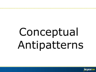 W JAX Performance Workshop - Organisational Antipatterns | PPT