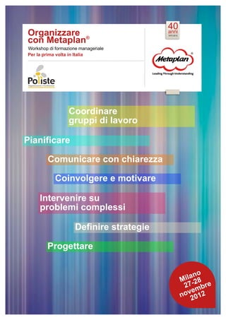 Organizzare con Metaplan | PDF