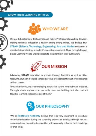 Robotics Workshop Overview for School Students | PDF