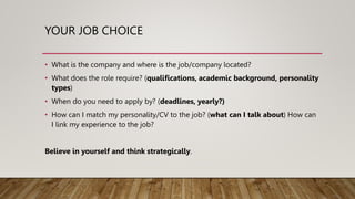 Workshop Part 2.pptx | Resume Writing and Advice | Job Search