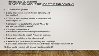 Workshop Part 2.pptx | Resume Writing and Advice | Job Search