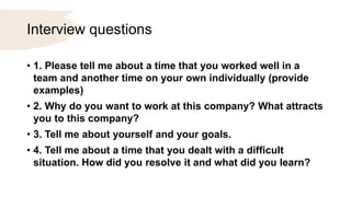 Workshop Part 3.pptx | Resume Writing and Advice | Job Search