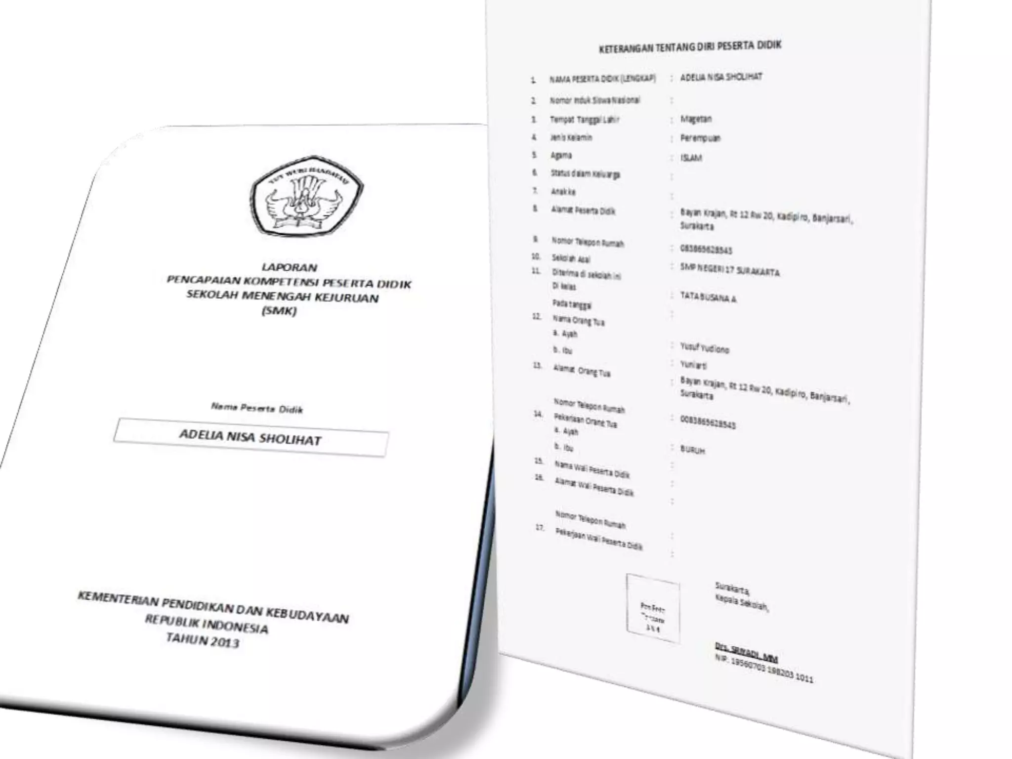 Workshop pengelolaan raport kurikulum 2013-2 | PPTX