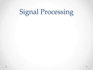 Signal and image processing on satellite communication using MATLAB | PPTX