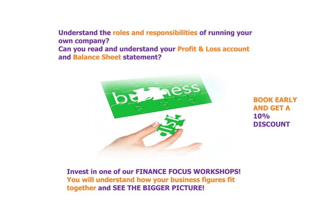 Finance Focus Workshop | PPT