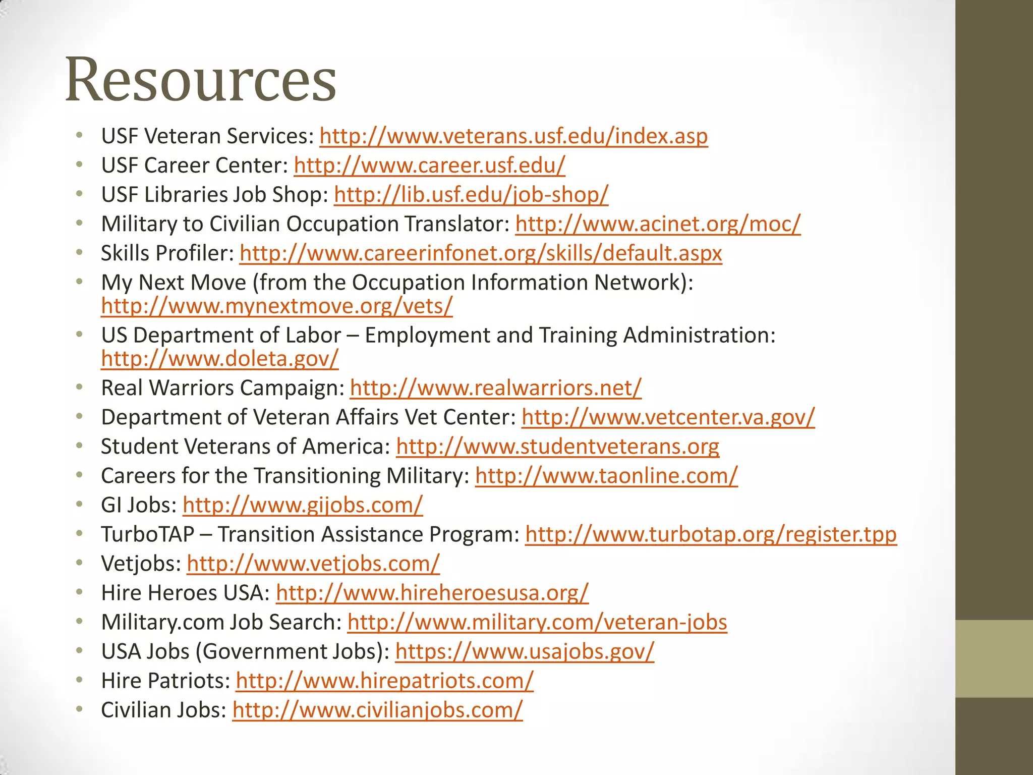 Key Strategies for Writing a Military-to-Civilian Resume | PPTX