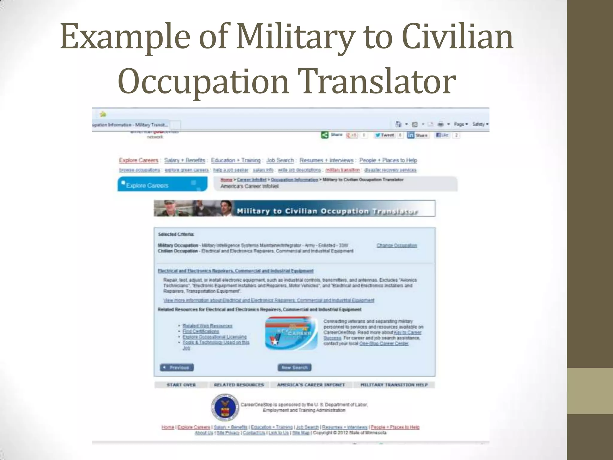 Key Strategies for Writing a Military-to-Civilian Resume | PPTX